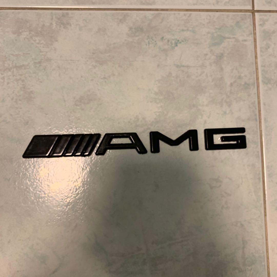 Gloss black AMG emblem for Mercedes Benz, Car Accessories, Accessories ...