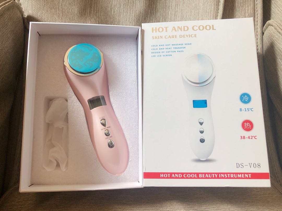 HOT & COLD ULTRASONIC LED FACIAL DEVICE, Beauty & Personal Care, Face ...