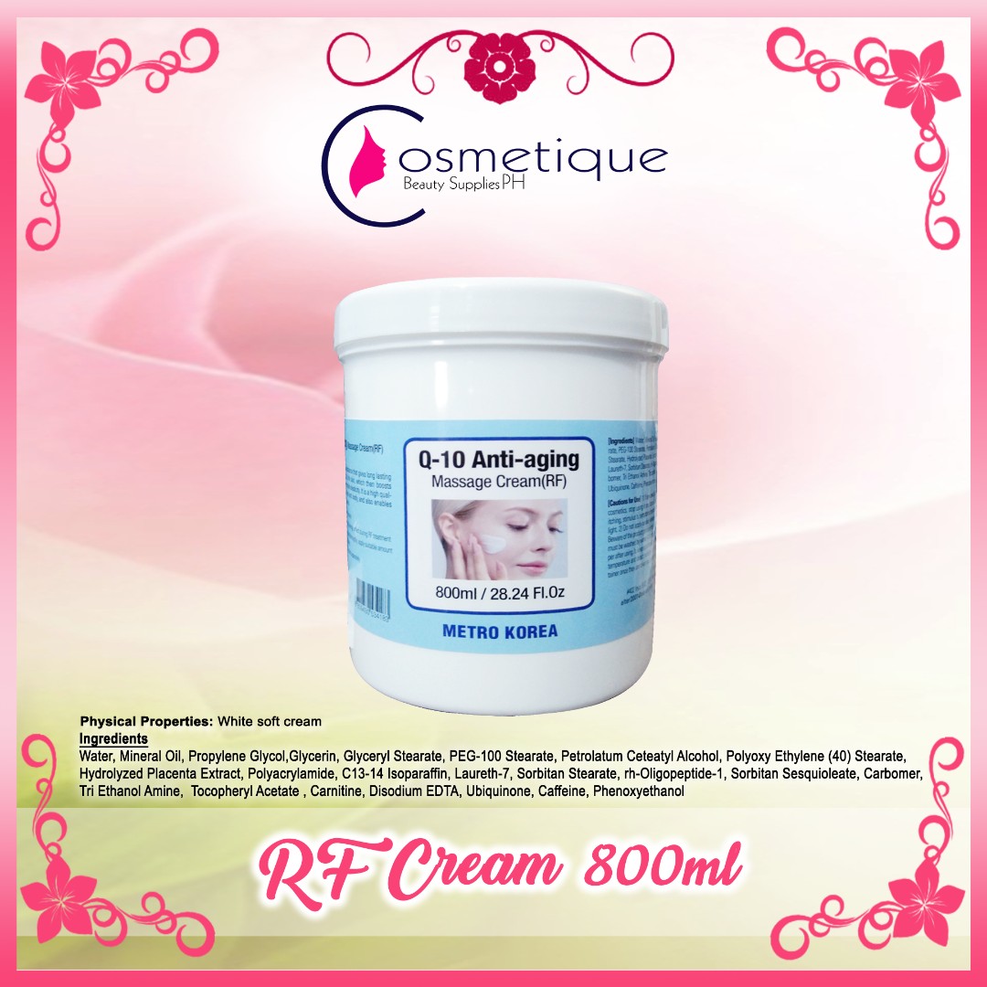 Korean Made RF Cream 800ml for slimming Machine ad Facial Machine ...
