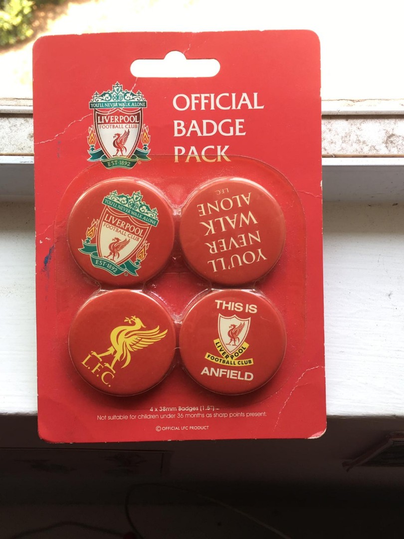 Liverpool FC original pins pack, Hobbies & Toys, Stationery & Craft ...