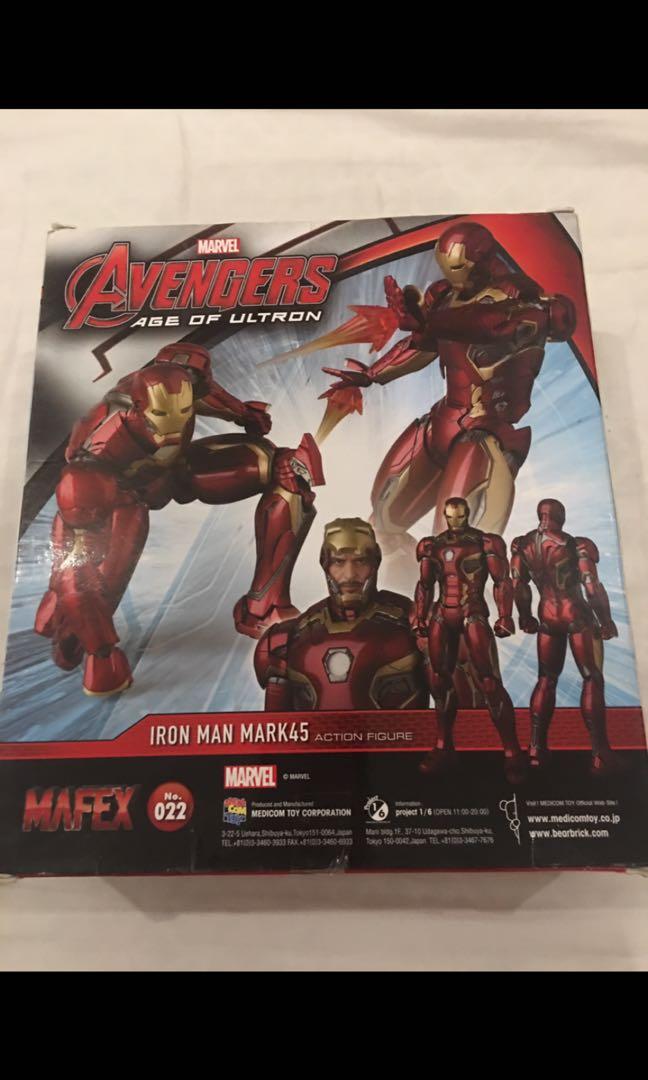 MAFEX Iron Man Mark 45 MISB Action Figure by Medicom, Hobbies & Toys ...