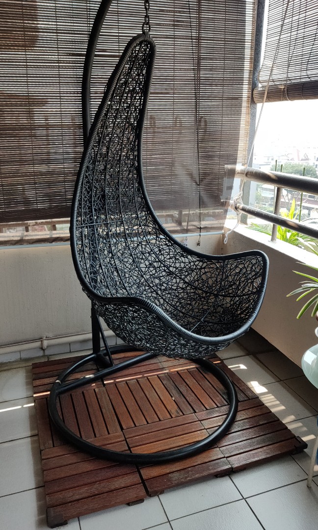 Moon-shape Swing Chair, Furniture & Home Living, Furniture, Chairs on ...