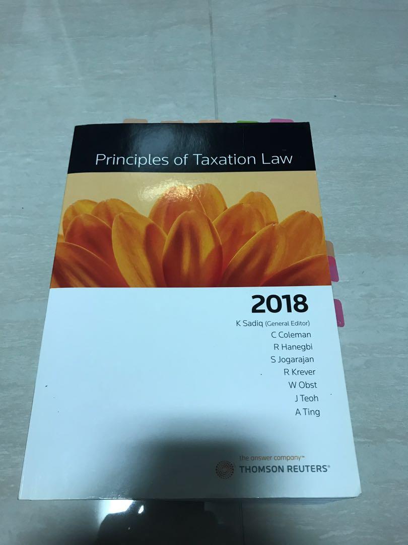 Principles of Taxation Law 2018, Hobbies & Toys, Books & Magazines ...
