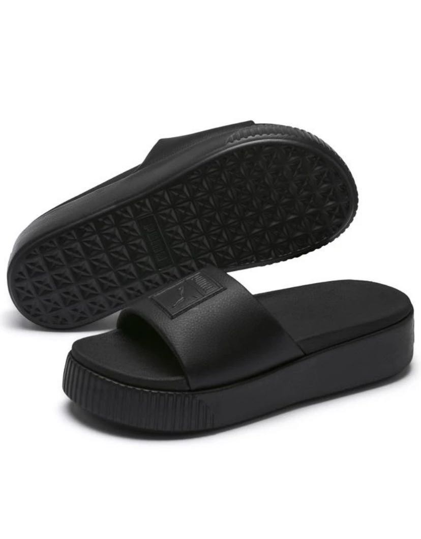 PUMA PLATFORM SLIDES, Women's Fashion, Footwear, Flipflops and Slides ...