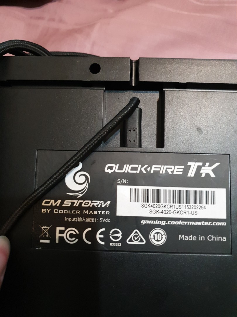 QuickFire TK Mechanical Keyboard Used., Computers & Tech, Parts & Accessories, Computer Keyboard ...