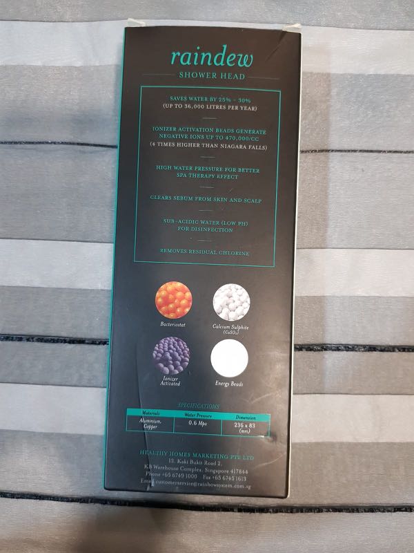 Raindew Shower Head, Furniture & Home Living, Bathroom & Kitchen ...