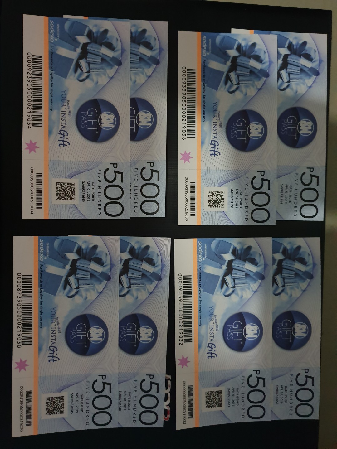 Sodexo Gift Certificate (4,000 pesos), Hobbies & Toys, Memorabilia ...