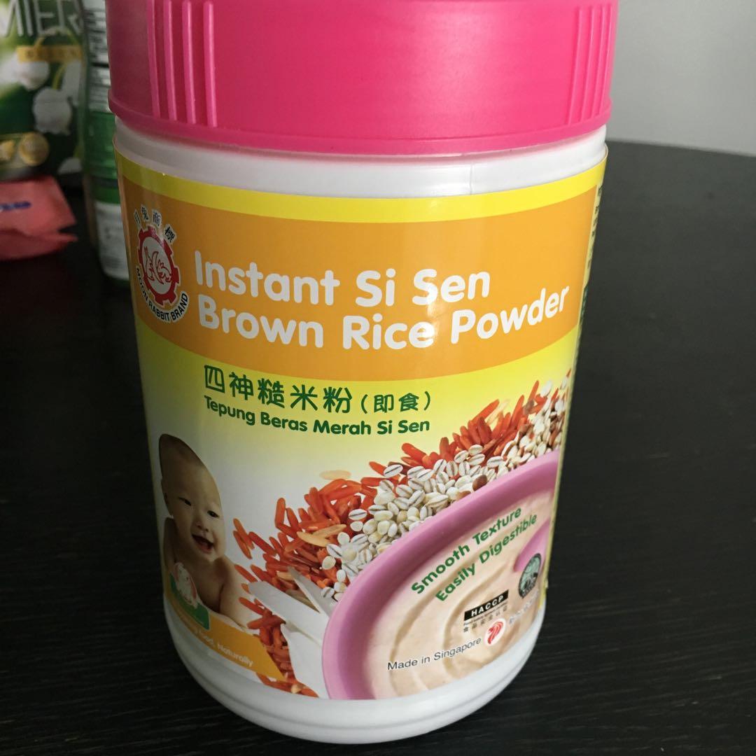 [TO BLESS] Moon Rabbit Instant Si Sen Powder (Brown Rice), Babies ...