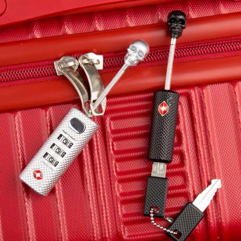 TSA skull lock (pre-order only), 興趣及遊戲, 旅行, 旅遊 - 旅行必需品及用品 - Carousell