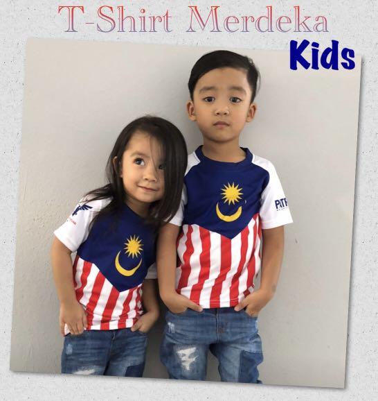 T-Shirt Merdeka (Kanak-kanak), Babies & Kids, Babies & Kids Fashion on ...