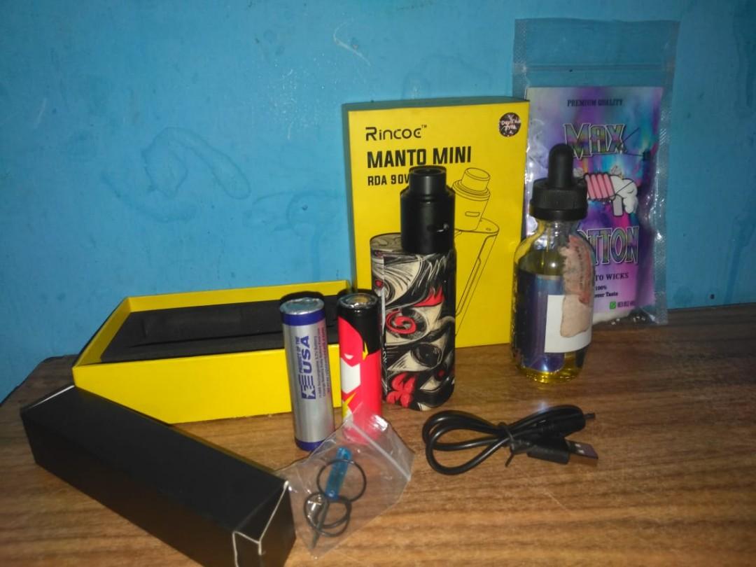 Vape Manto Mini Fullset, Elektronik, Lainnya di Carousell