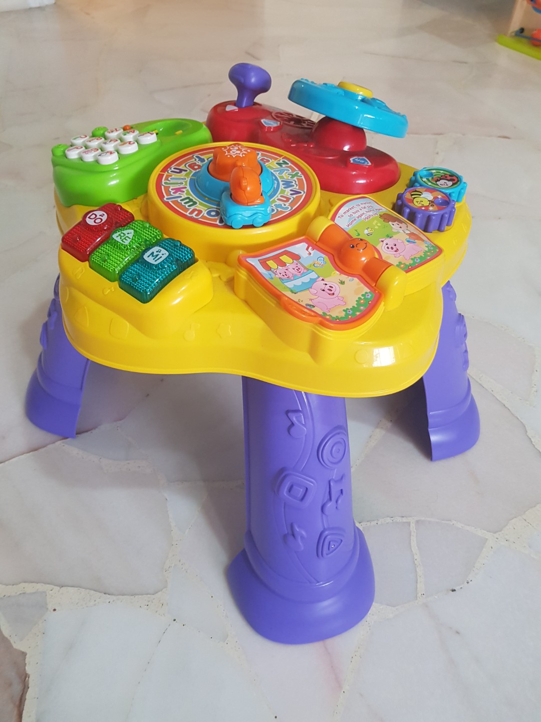 Vtech Learning table, Babies & Kids, Infant Playtime on Carousell