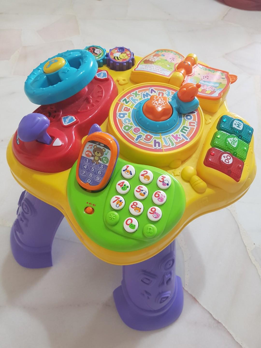 Vtech Learning table, Babies & Kids, Infant Playtime on Carousell