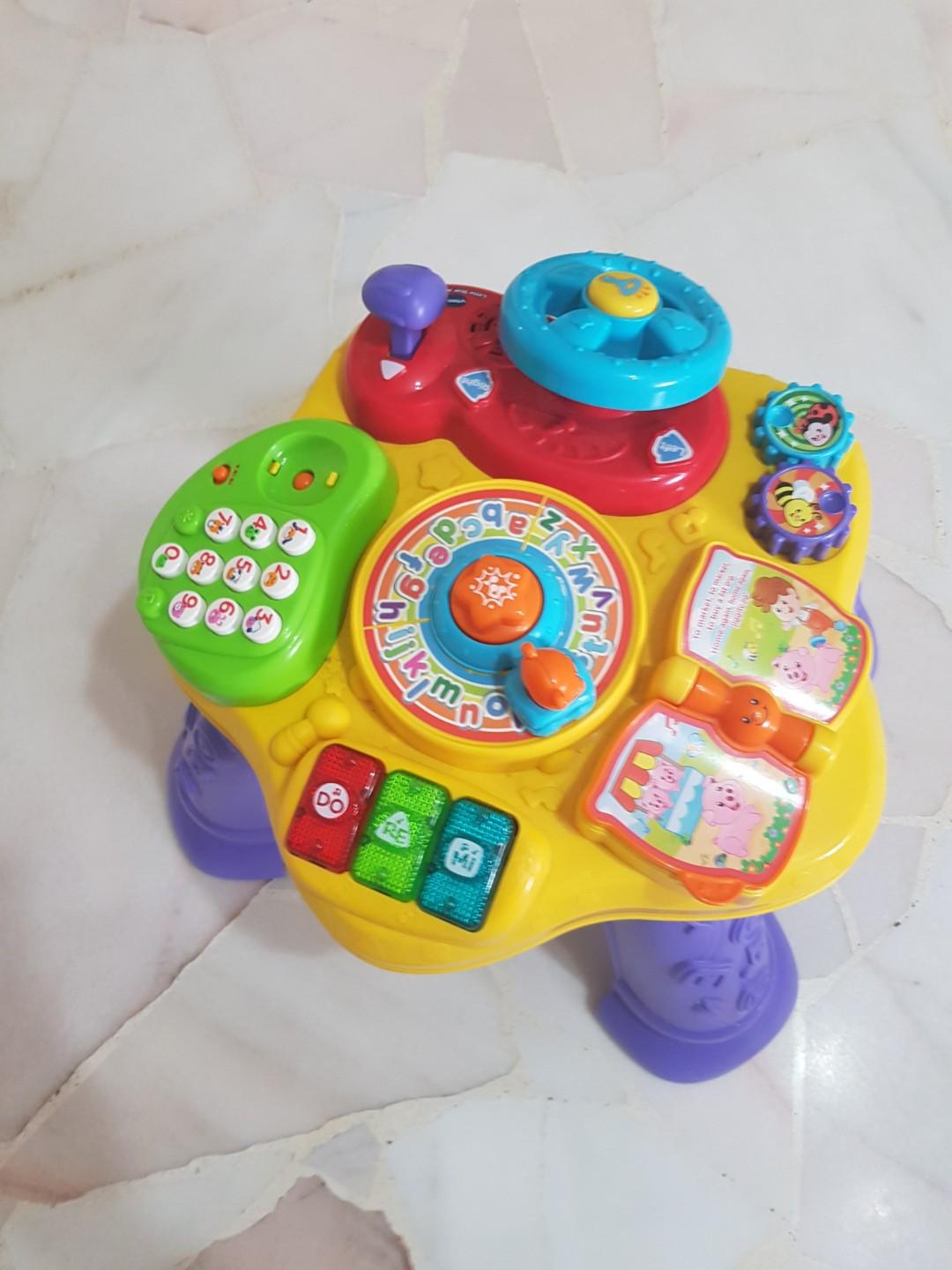 Vtech Learning table, Babies & Kids, Infant Playtime on Carousell