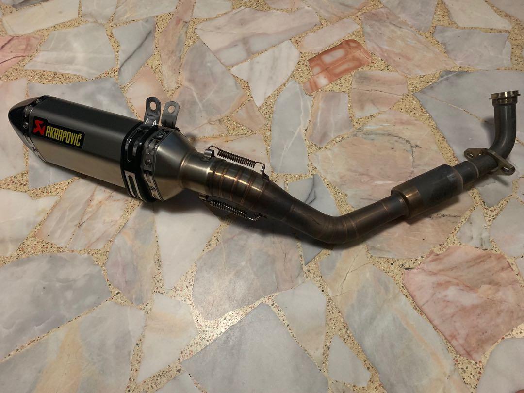 Yamaha Aerox Akrapovic Exhaust, Motorcycles, Motorcycle Accessories on ...