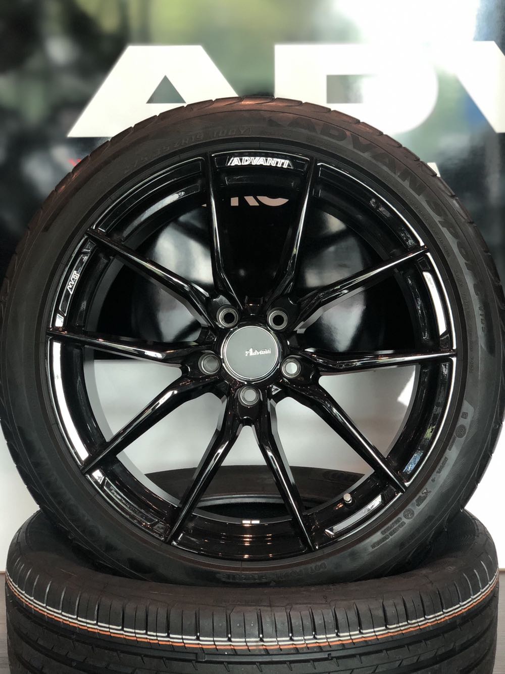 19” Advanti FLOW-FORMED DST Rims with Yokohama advan sport ( 99% New ...