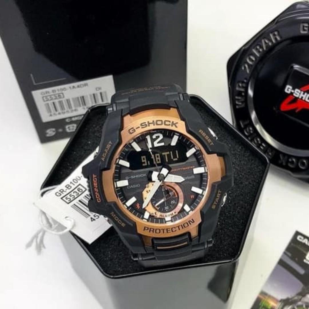 Casio GRAVITYMASTER GR-B100-1A4 G-Shock Analog Digital Sporty Design ...