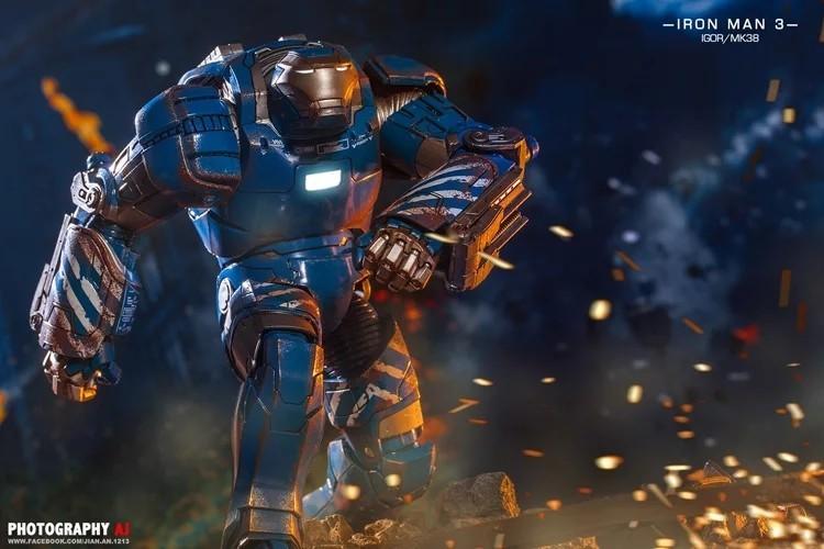 [現貨] Comicave MK38 Iron Man IGOR 1/12 合金可動模型 (額外贈送2粒電池), 興趣及遊戲, 玩具 & 遊戲 ...