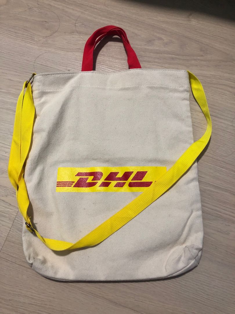 DHL tote bag, Women's Fashion, Bags & Wallets, Tote Bags on Carousell