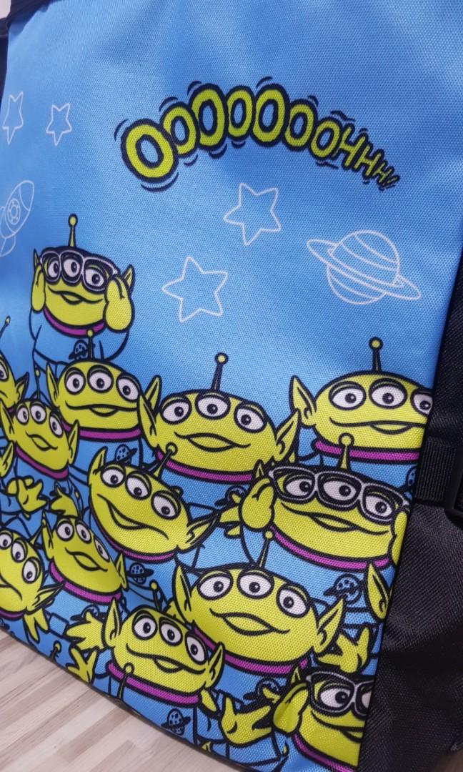 Disney Pixar Toy Story Little Green Men Alien Backpack, Men's Fashion ...