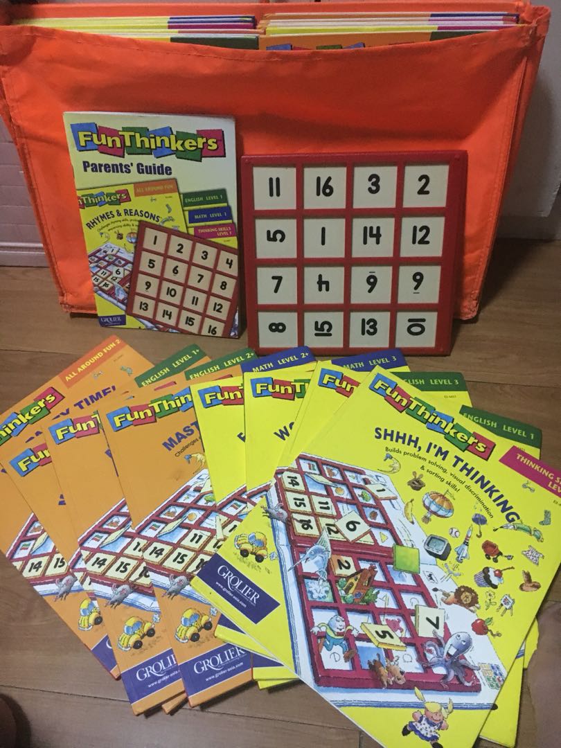 Educational Material (grolier) fun thinkers, Babies & Kids, Baby ...