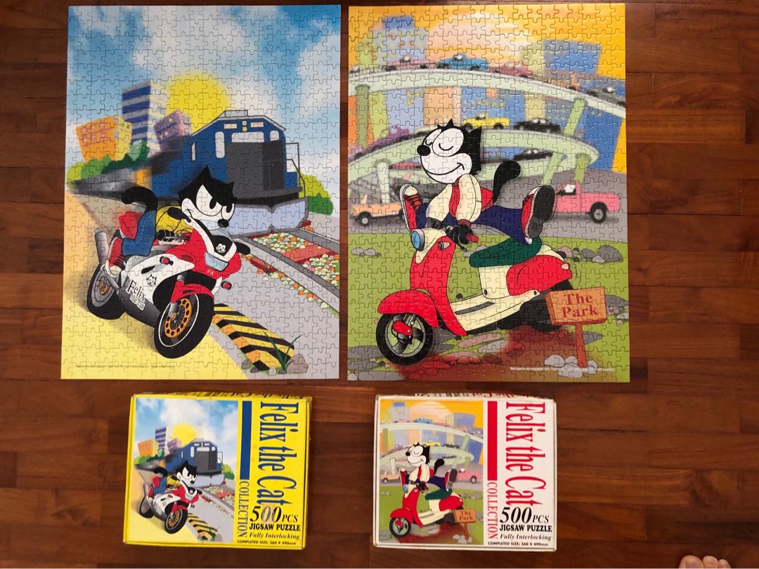 Felix the Cat Jigsaw Puzzles, Hobbies & Toys, Toys & Games on Carousell