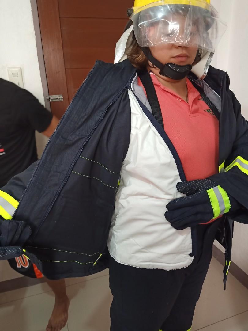 fireman suit fire man suit, Men's Fashion, Coats, Jackets and Outerwear ...