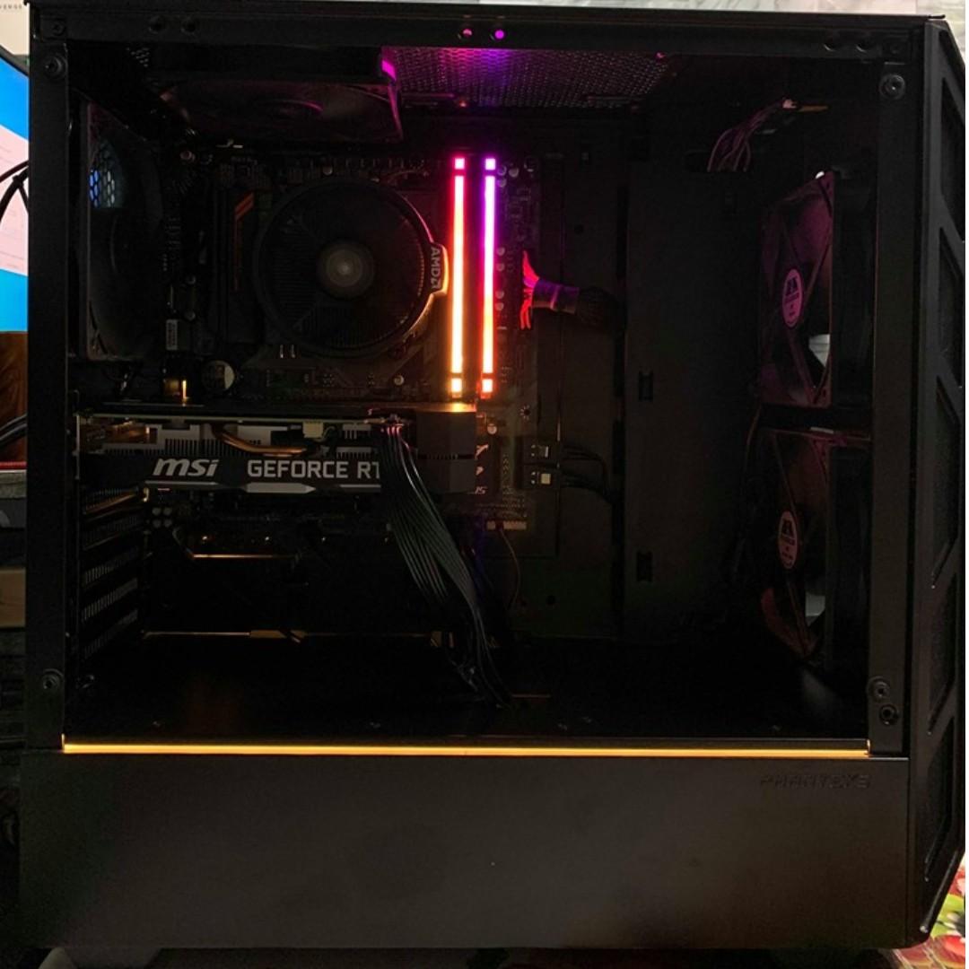 Gaming Rig PC Desktop - Ryzen 5 / MSI RTX 2060 / B450 Aorus / 16GB Ram ...