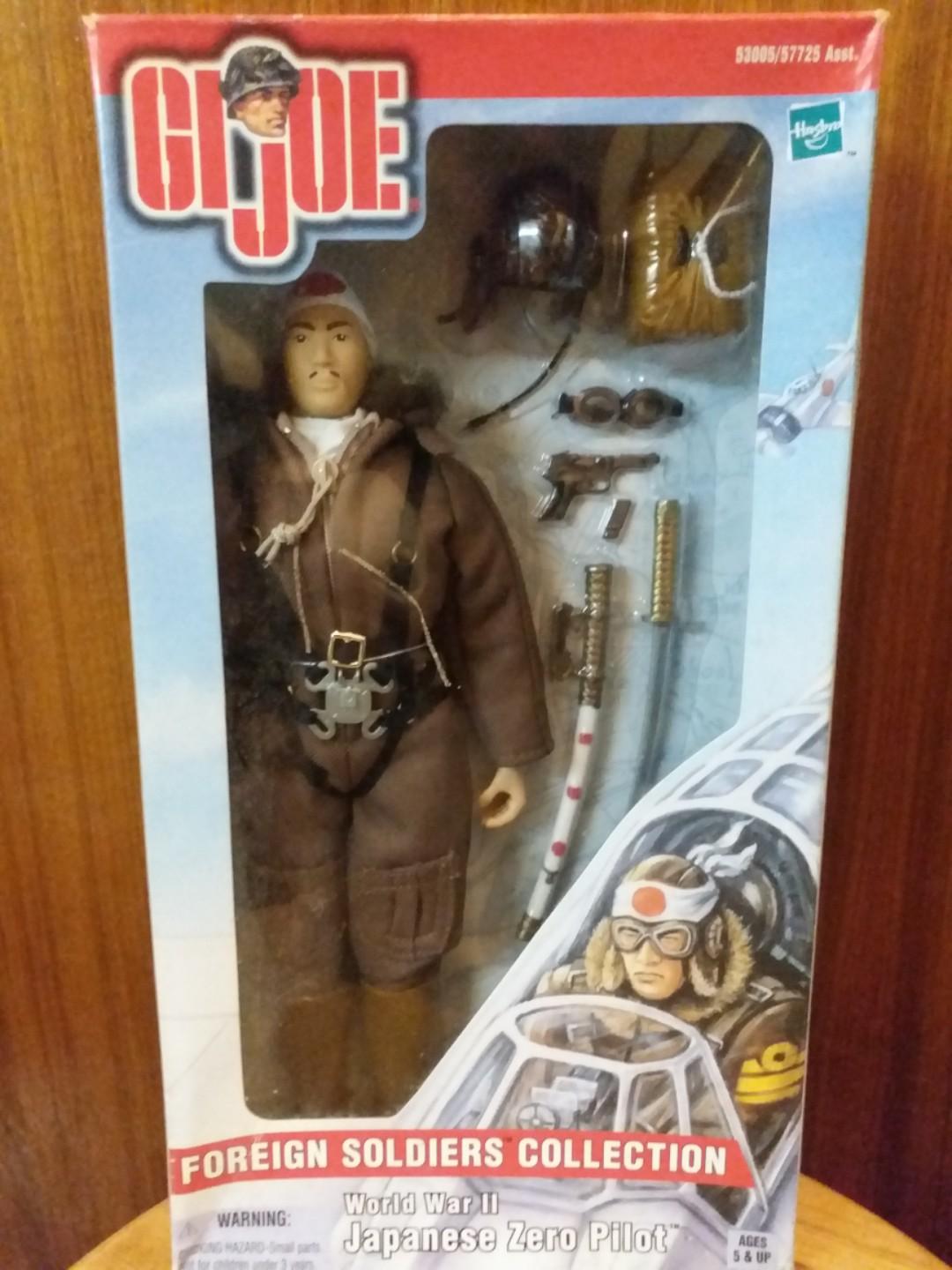 GIJOE Foreign Soldiers Collection World War II Japanese Zero Pilot, 興趣及遊戲, 玩具 & 遊戲類 - Carousell
