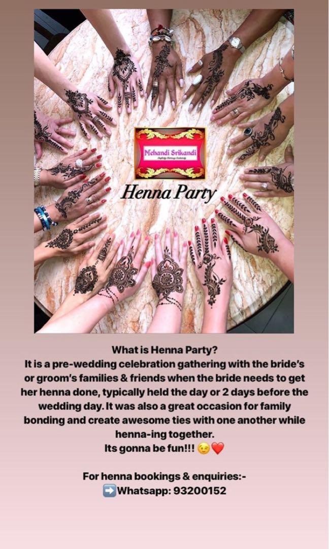 Henna Party Services, Women's Fashion, Dresses & Sets, Traditional ...