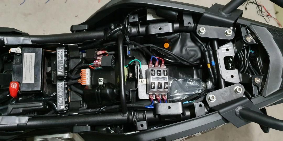 Honda cb400x 2019 accessories harness installation/rewiring ...