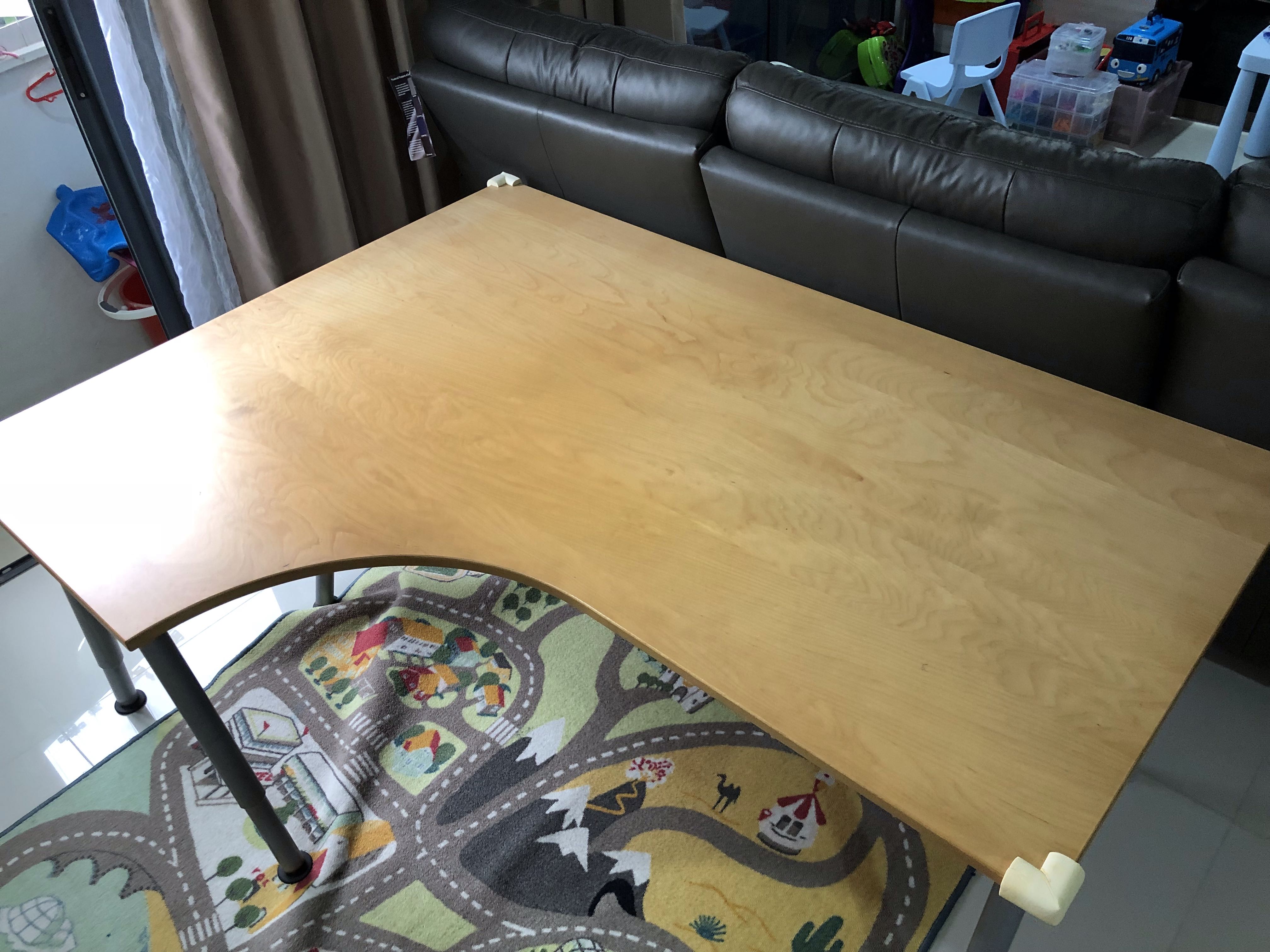 IKEA galant table, Furniture & Home Living, Furniture, Tables & Sets on ...