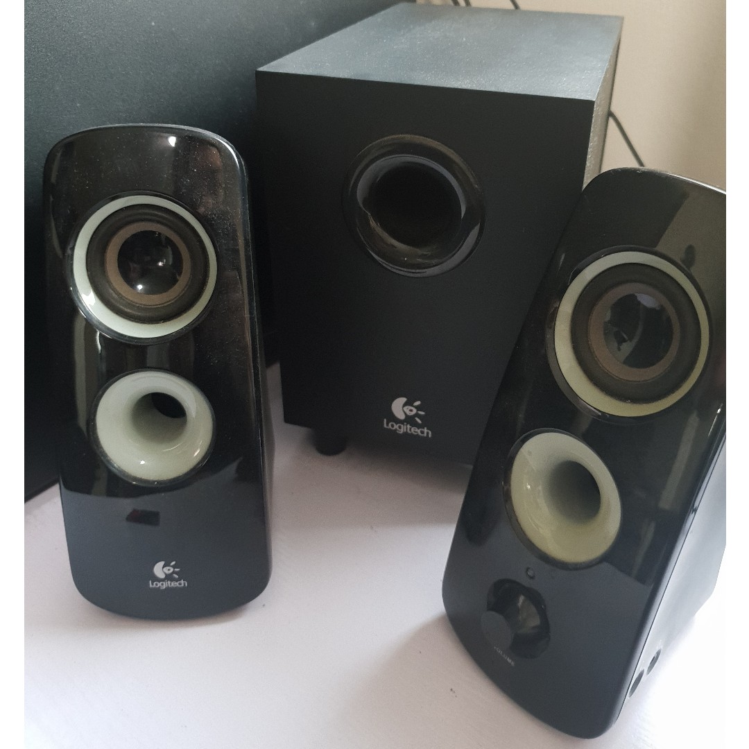 Logitech Z323 2.1 speaker system with subwoofer, TV & Home Appliances ...