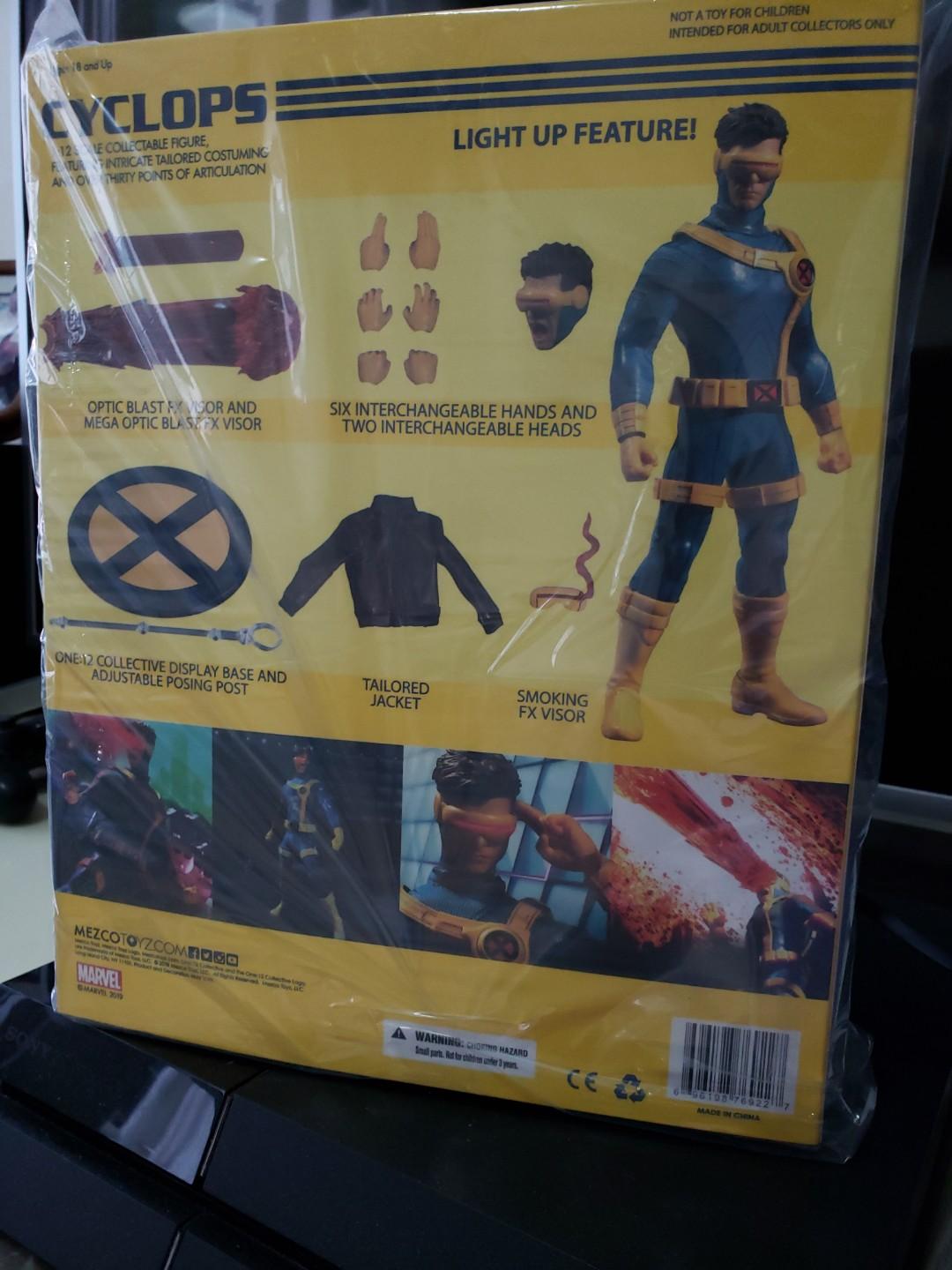 MEZCO 鐳射眼 Cyclops Marvel, 興趣及遊戲, 玩具 & 遊戲類 - Carousell