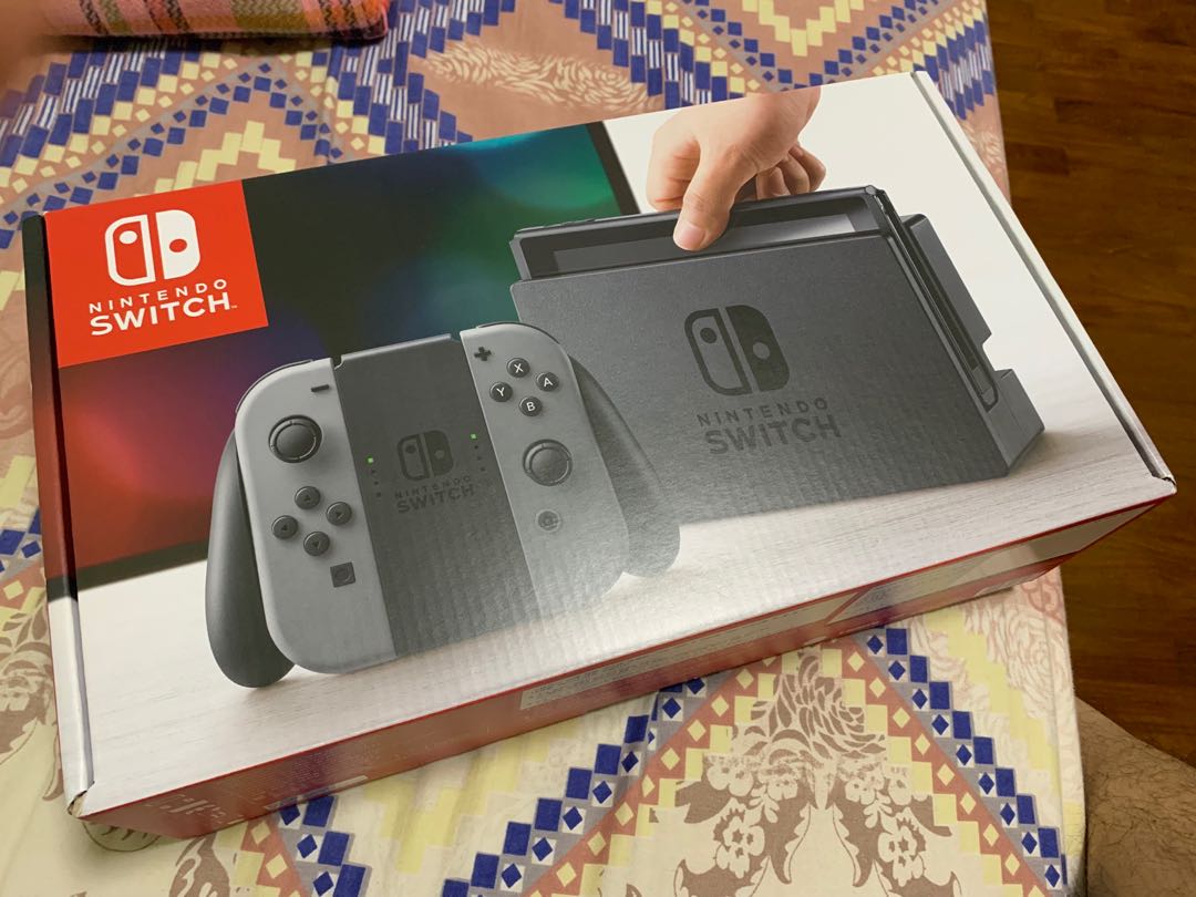 Nintendo Switch Grey, Video Gaming, Video Game Consoles, Nintendo on ...