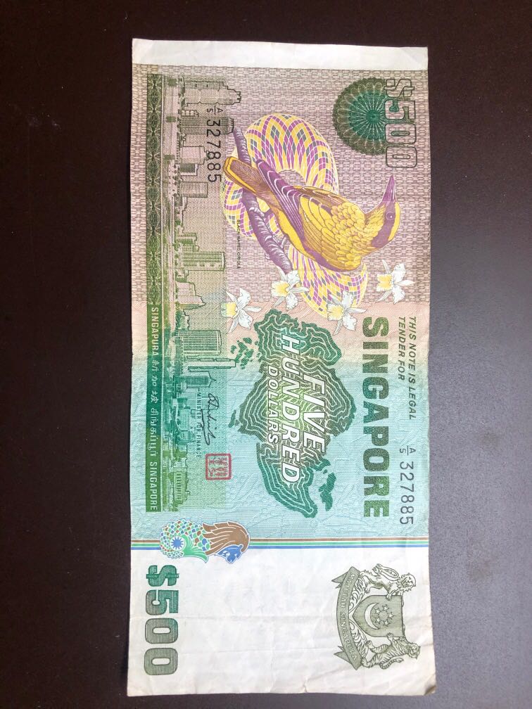 Original $500 old note ( Bird series), Hobbies & Toys, Memorabilia ...