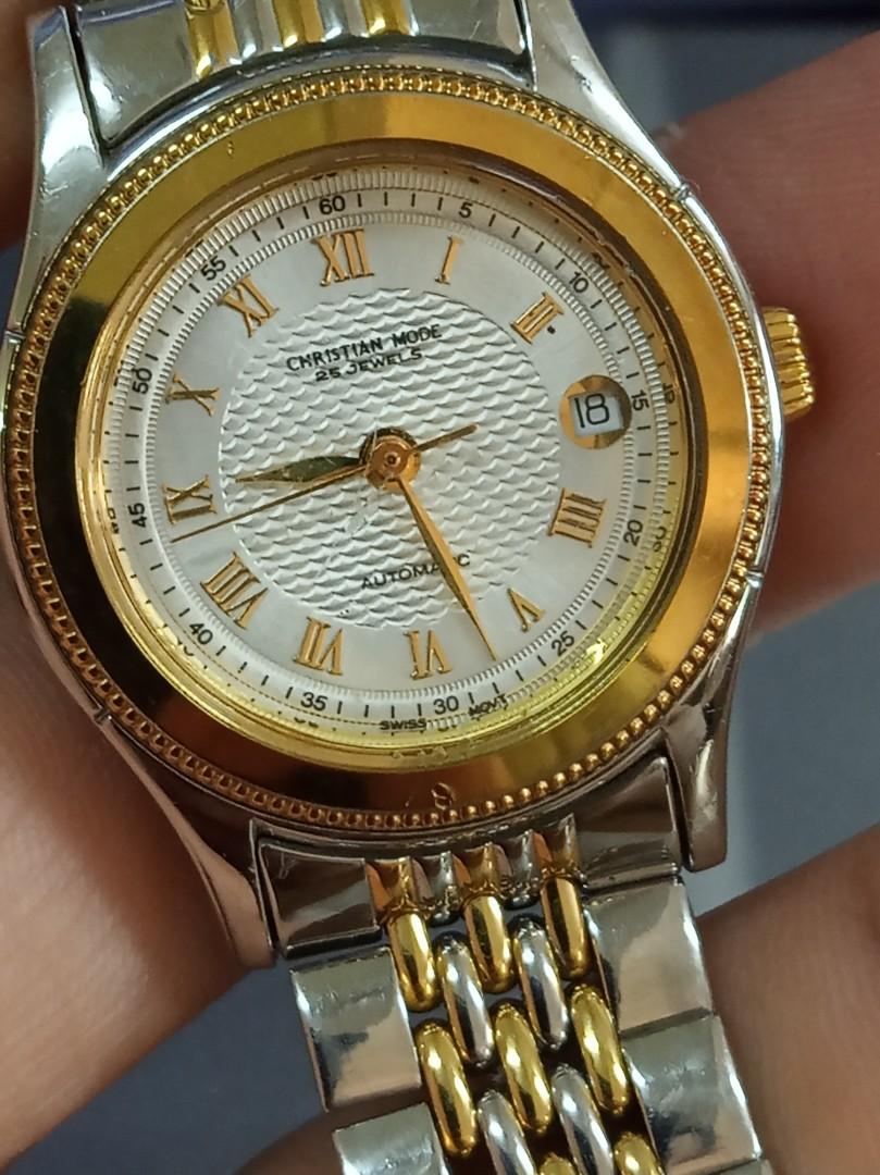 Original Christian Mode automatic swiss lady watch, Women's Fashion ...