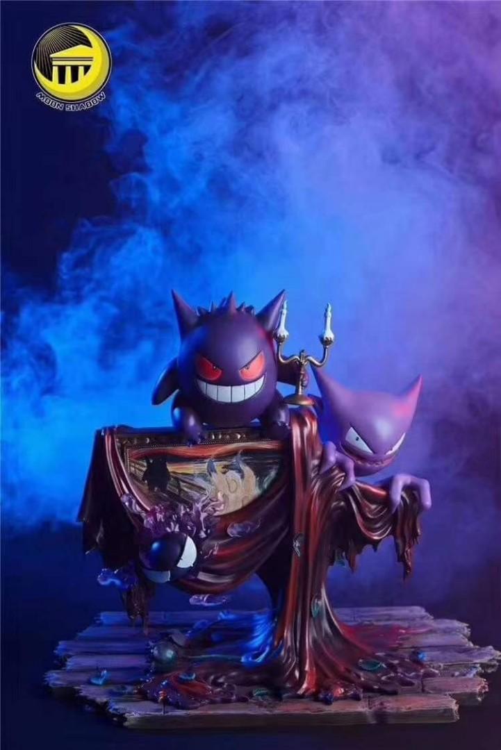 [PO] MOON SHADOW STUDIO Pokemon Statue Gastly Haunter Gengar Family ...