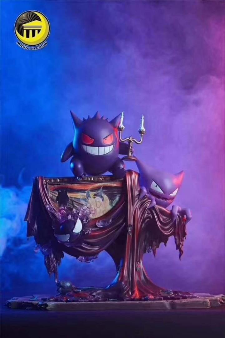 [PO] MOON SHADOW STUDIO Pokemon Statue Gastly Haunter Gengar Family ...