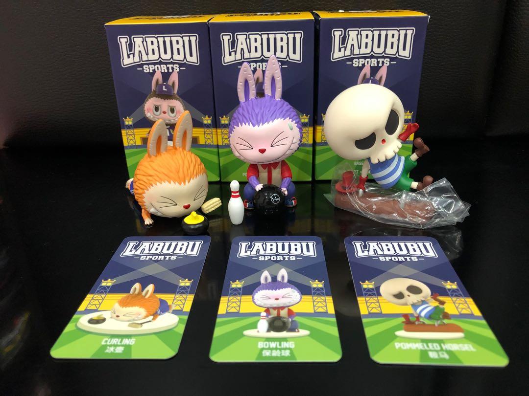 Popmart Labubu sports series- Curling zimomo, Bowling zimomo and ...