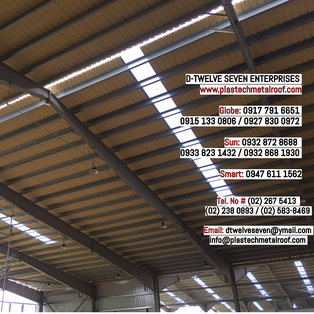 Ribtype Longspan Metal Plastic Roofing Warehouse Roof, Commercial ...