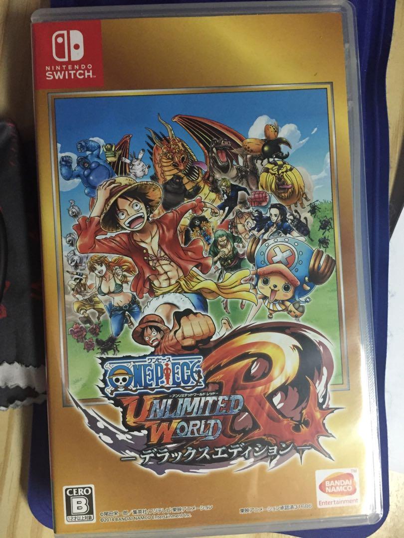 放switch one piece 赤紅, 電子遊戲, 電子遊戲, Nintendo 任天堂 - Carousell