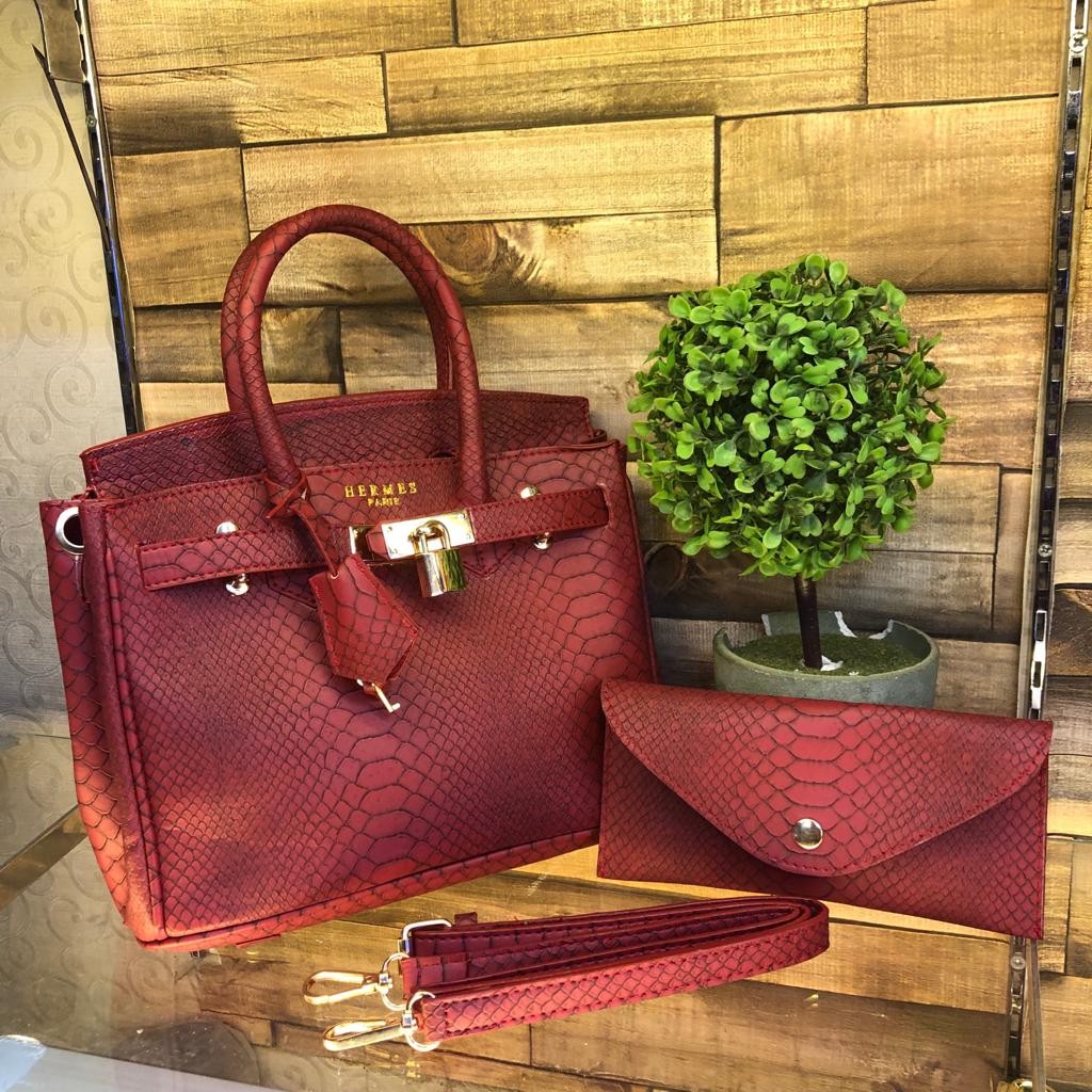 Tas hermes birkin snake, Fesyen Wanita, Tas & Dompet di Carousell