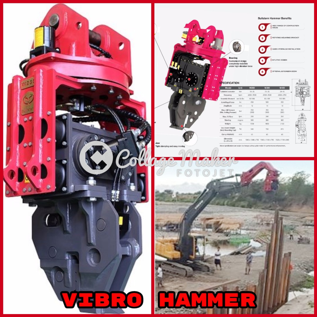 Vibro Hammer / Sheet Pile Hammer, Commercial & Industrial, Construction ...