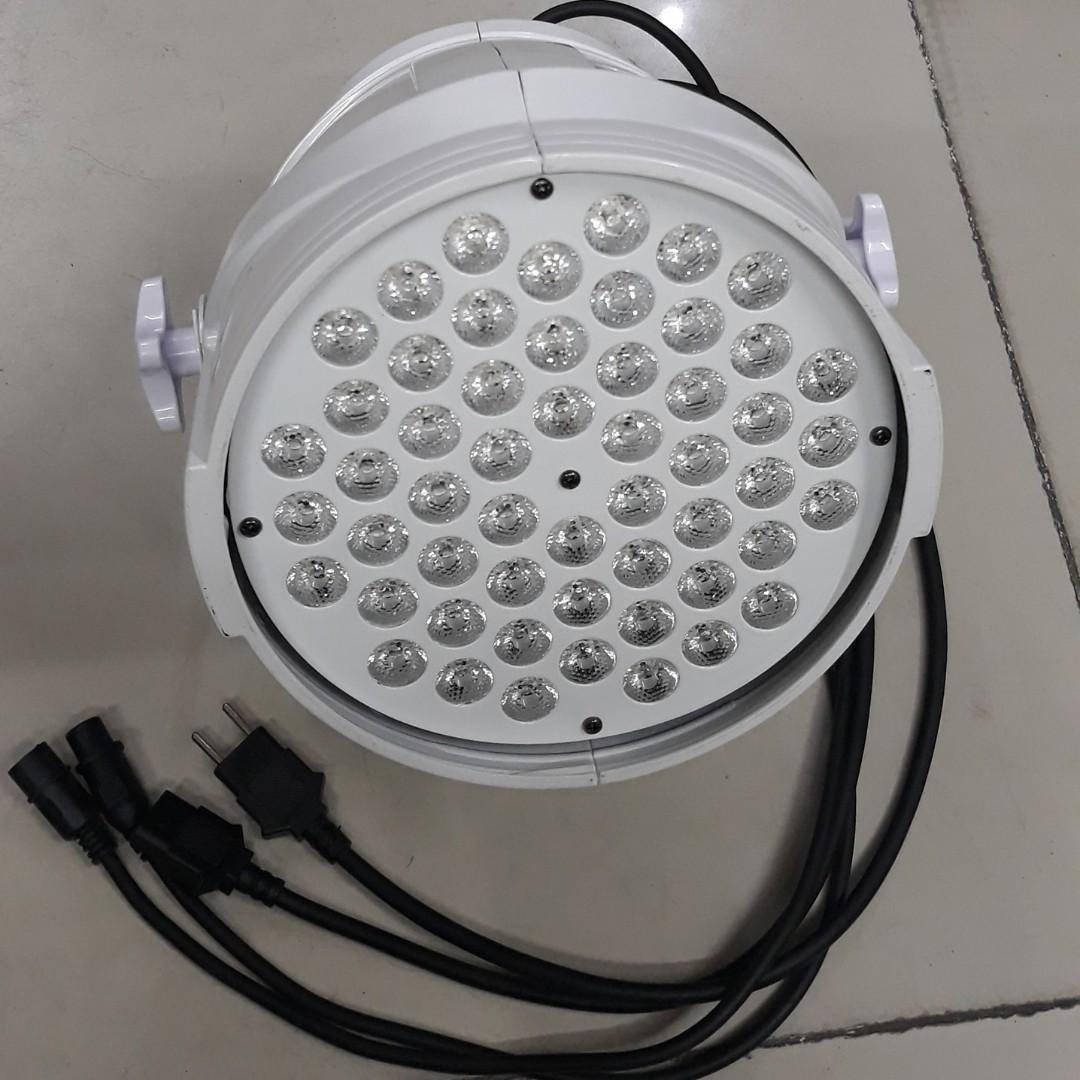 White LED Par RGB 54x3W Full color 3in1, Audio, Other Audio Equipment ...