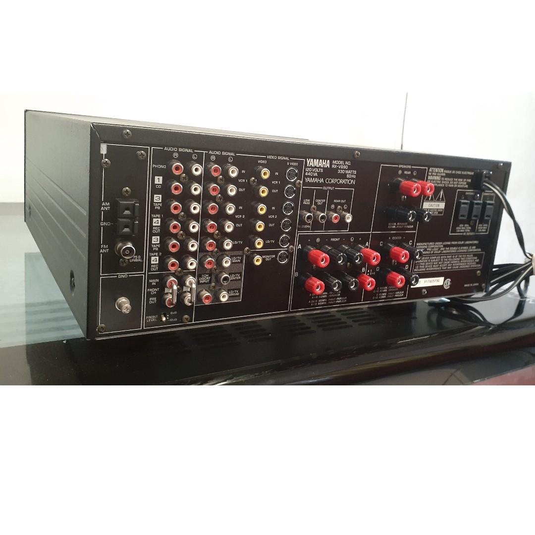 Yamaha RX-V990 500watts 5.1 Channel High Power Audio Video Receiver ...