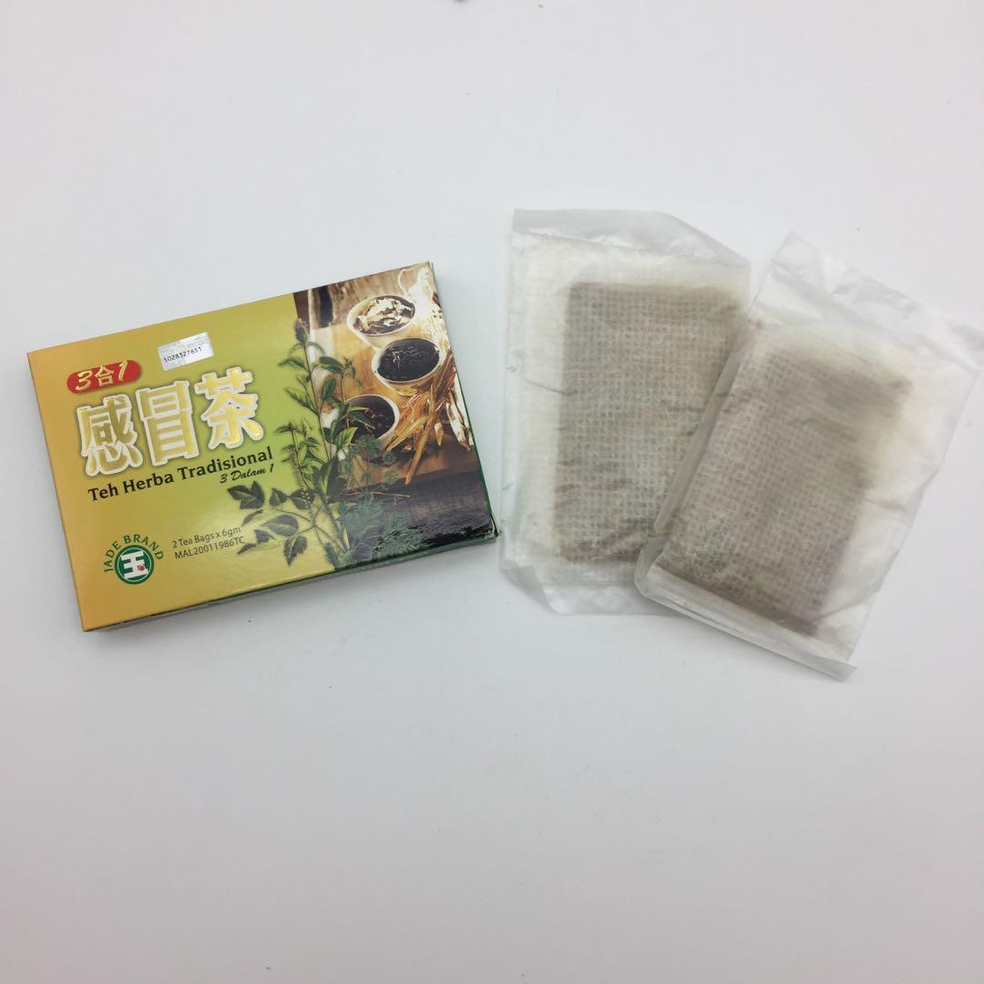 （3合1）感冒茶 （2 Tea bags*6gm) 3in 1 teh herba tradisional, Health ...