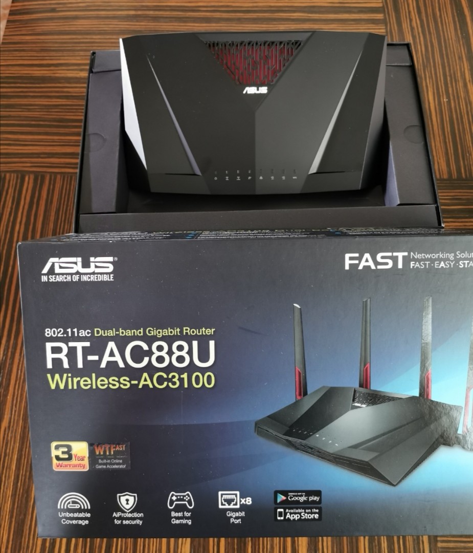 Asus RT-AC88U Router, Computers & Tech, Parts & Accessories, Networking ...