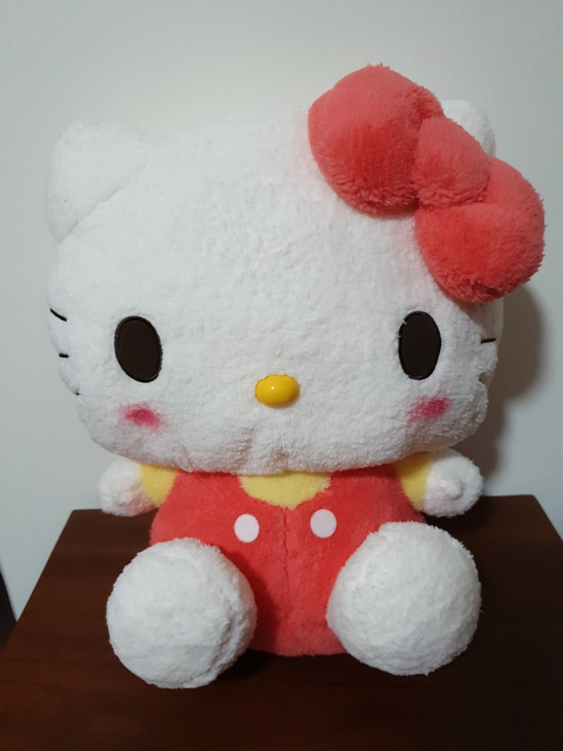 Authentic Hello Kitty plush, Hobbies & Toys, Toys & Games on Carousell