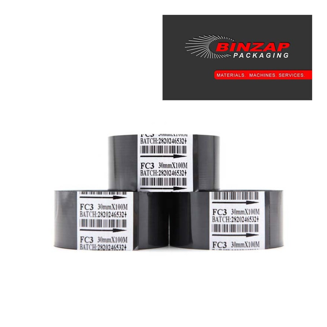 Binzap Thermal Ribbon Refill Hot Code Stamp Ribbon Ribbon Roll Ink Roll ...